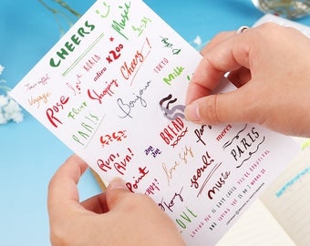 Bujo stickers | Etsy