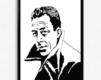 Albert camus poster | Etsy