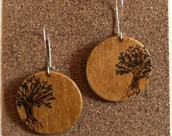 Tree pyrography | Etsy