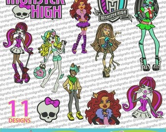 Monster high pattern | Etsy