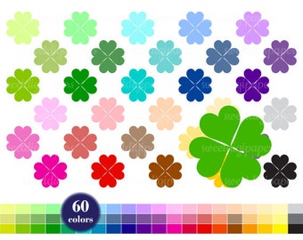 Clover clipart | Etsy