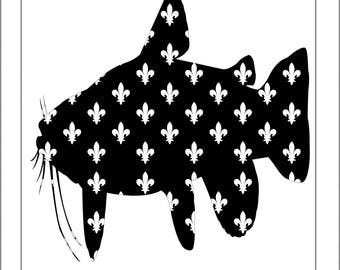 Flathead catfish | Etsy