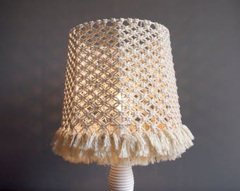 Macrame lampshade | Etsy