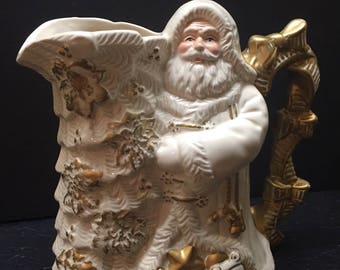 Santa pitcher | Etsy