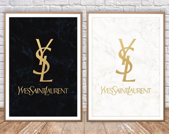 Ysl logo | Etsy
