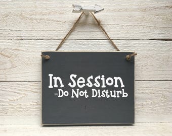 In session sign | Etsy