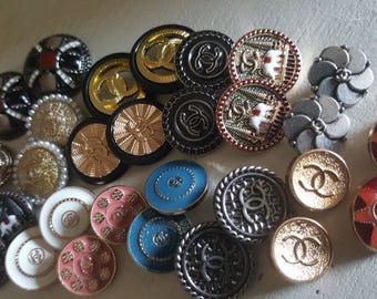 Designer buttons | Etsy