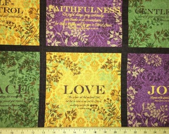 Inspirational fabric | Etsy