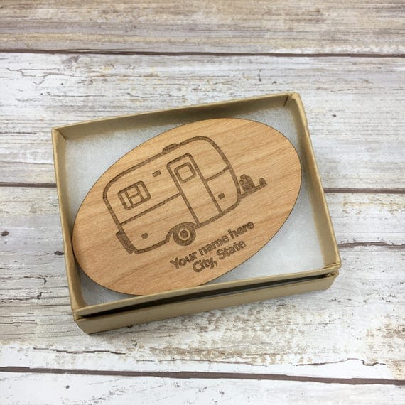 Egg Camper Rally Name Badge Scamp Camper Boler Camper