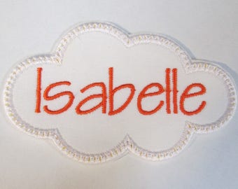 Embroidered name tag | Etsy