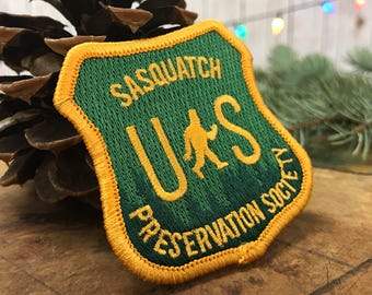 Sasquatch patch | Etsy