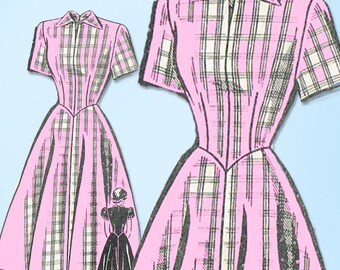 Basque waist dress | Etsy