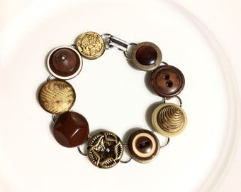 Button bracelets | Etsy