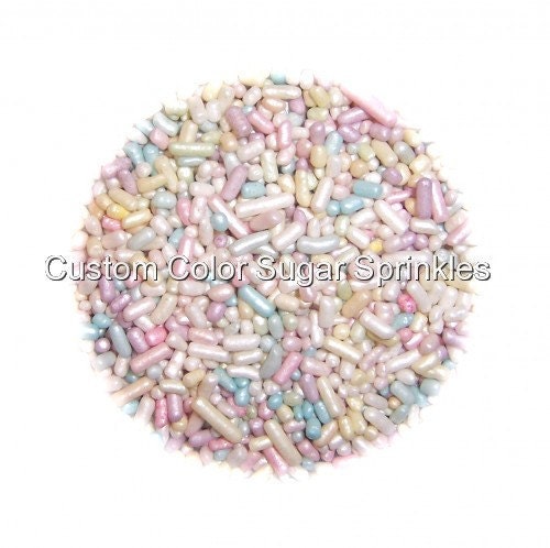 Custom Color Sugar Sprinkles by CustomSugarSprinkles on Etsy