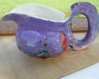 Purple pottery | Etsy