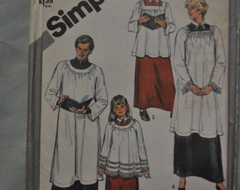 Choir robe pattern | Etsy