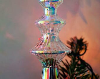 Glass tree topper | Etsy