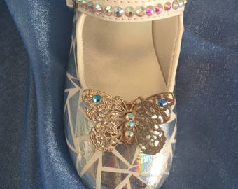 NEW Cinderella 2015 Glass Slippers FOR GIRLS with