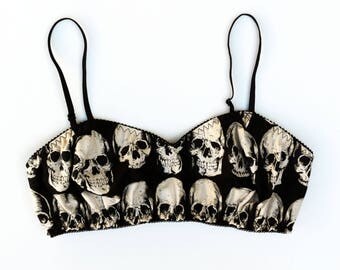 Skull bra | Etsy