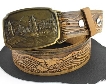 Mountain man belt | Etsy