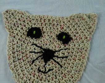 Crochet cat face | Etsy