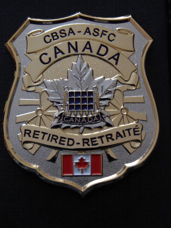 Canada Customs CBSA RETIRED Officer Badge