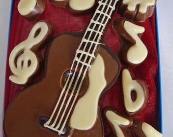 Chocolate guitar | Etsy UK