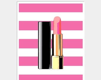 Lipstick wall art | Etsy