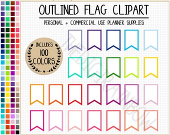 High quality digital paper clipart & planner by TheDigiRainbow
