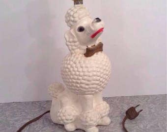 Poodle lamp | Etsy