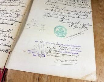 French script paper | Etsy