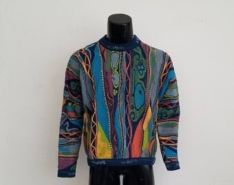Coogi style sweater | Etsy