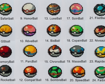 Pokeball pixel | Etsy