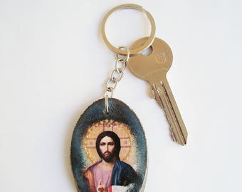 Catholic keychain | Etsy