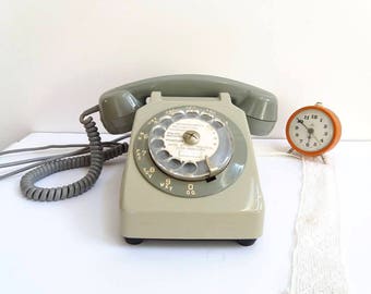 Rotary dial phone | Etsy