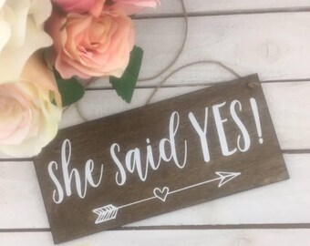 She said yes | Etsy