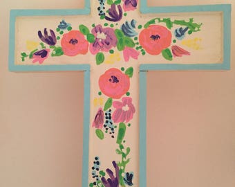 Wooden wall cross | Etsy