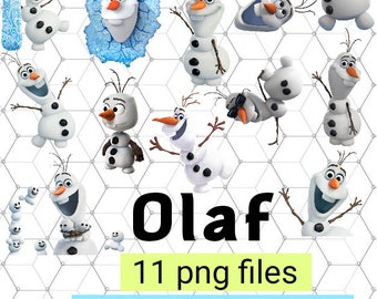 Olaf clipart | Etsy
