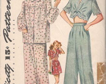 Pajama pattern | Etsy