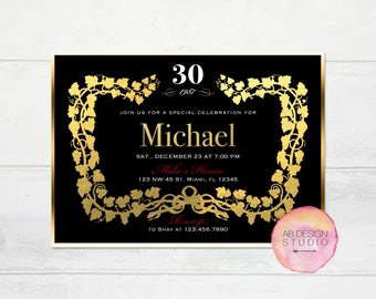 Hennessy invitations | Etsy