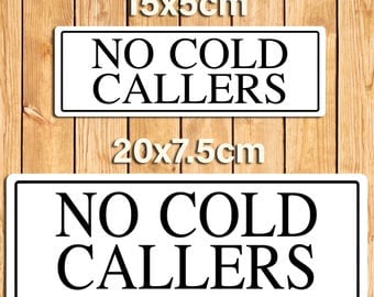 No cold callers | Etsy
