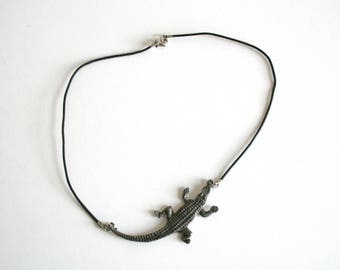 Alligator necklace | Etsy