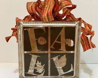 Vases Glass Blocks OrnamentsCandlesFaux by CreativeGlassByBecky