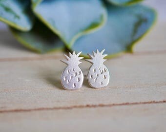 Pineapple earrings | Etsy