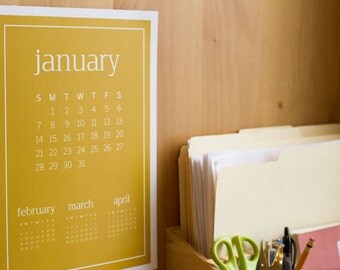 Colorful calendar | Etsy