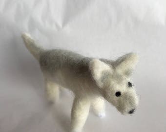 Needle felted wolf | Etsy