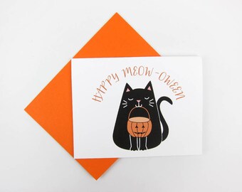 Cat card | Etsy