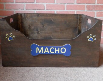 Wood dog crate | Etsy