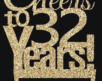 32nd anniversary | Etsy