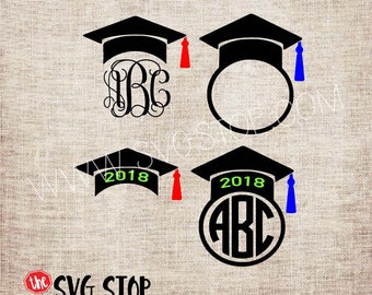 Graduation hat svg | Etsy